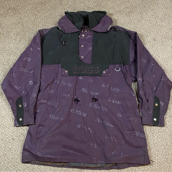 Boss | Jackets & Coats | Vintage 9s Boss Anorak Parka Jacket | Poshmark